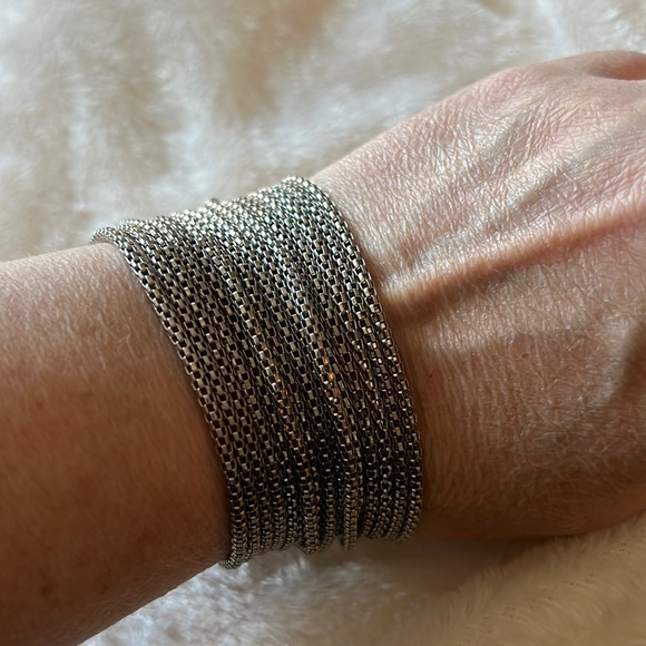 Express | Jewelry | Vintage Express Silver Chain Bracelet Early 200s ...